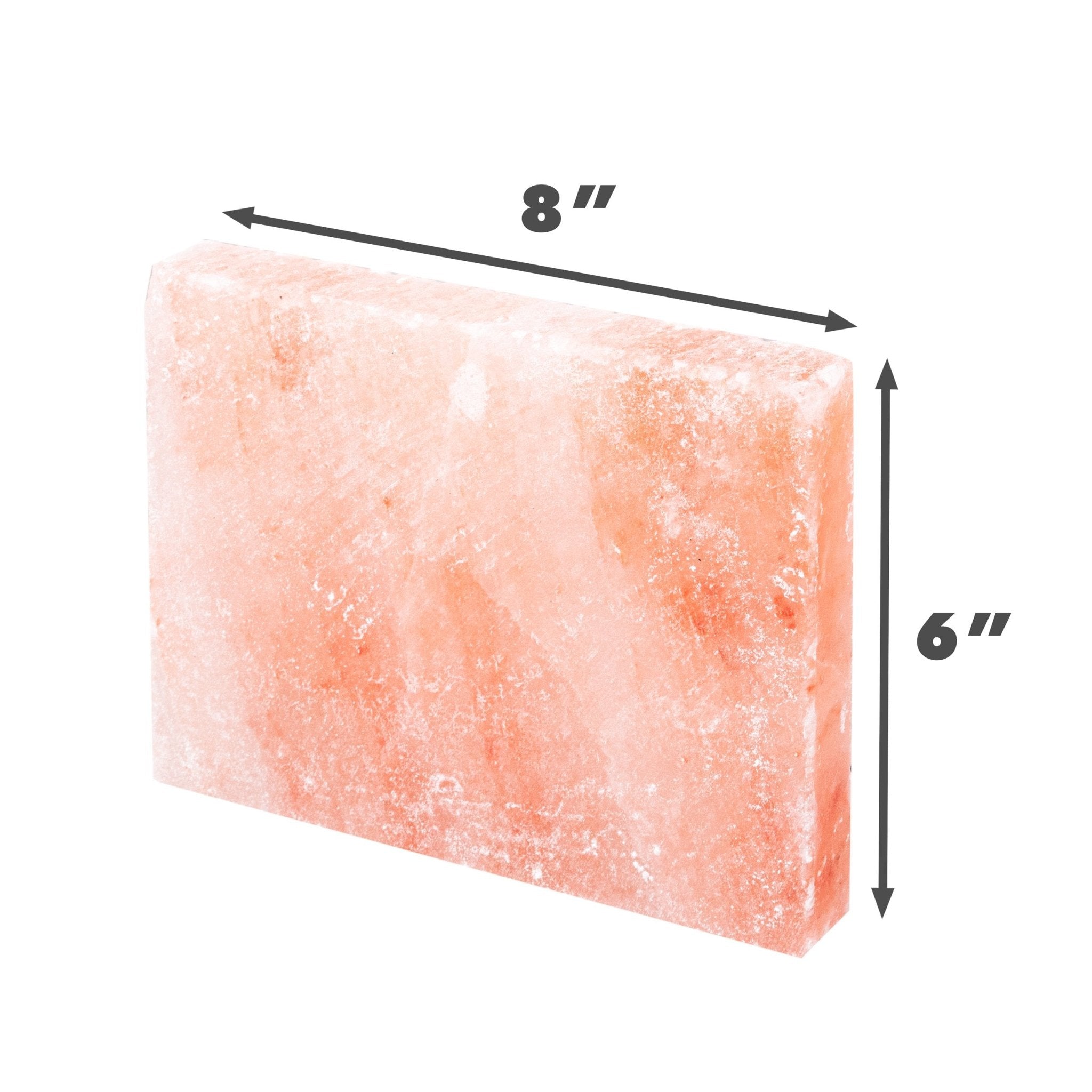 100% Natural 6"x8"x1" Himalayan Pink Salt Brick